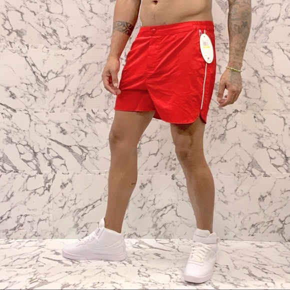 Fila | Shorts | Mens Fila Red White Short | Poshmark